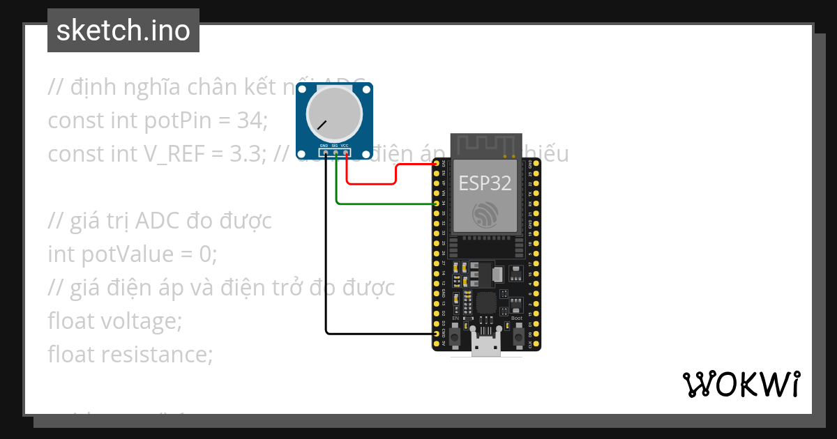 ADC_Ex03 - Wokwi ESP32, STM32, Arduino Simulator