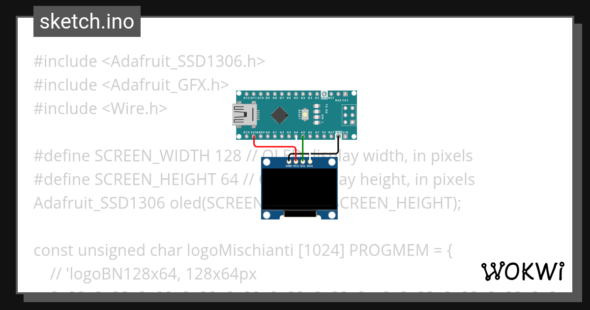 Display Your Own Bitmap 2 Wokwi Esp32 Stm32 Arduino Simulator 9110