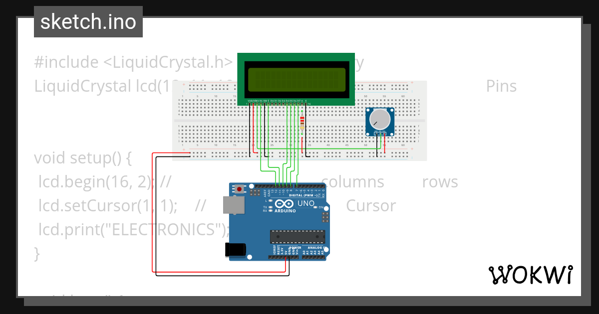 งานจอสีเขียว Wokwi Esp32 Stm32 Arduino Simulator 3361