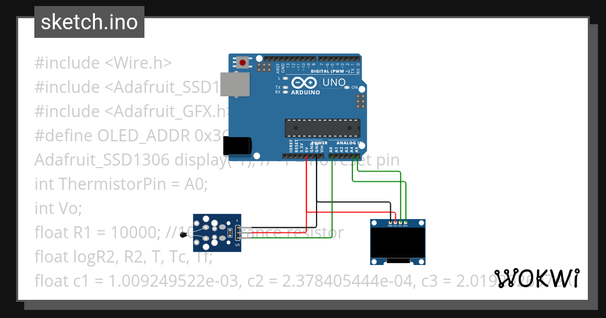 Sensor Suhu Ntc Wokwi Esp32 Stm32 Arduino Simulator 9763