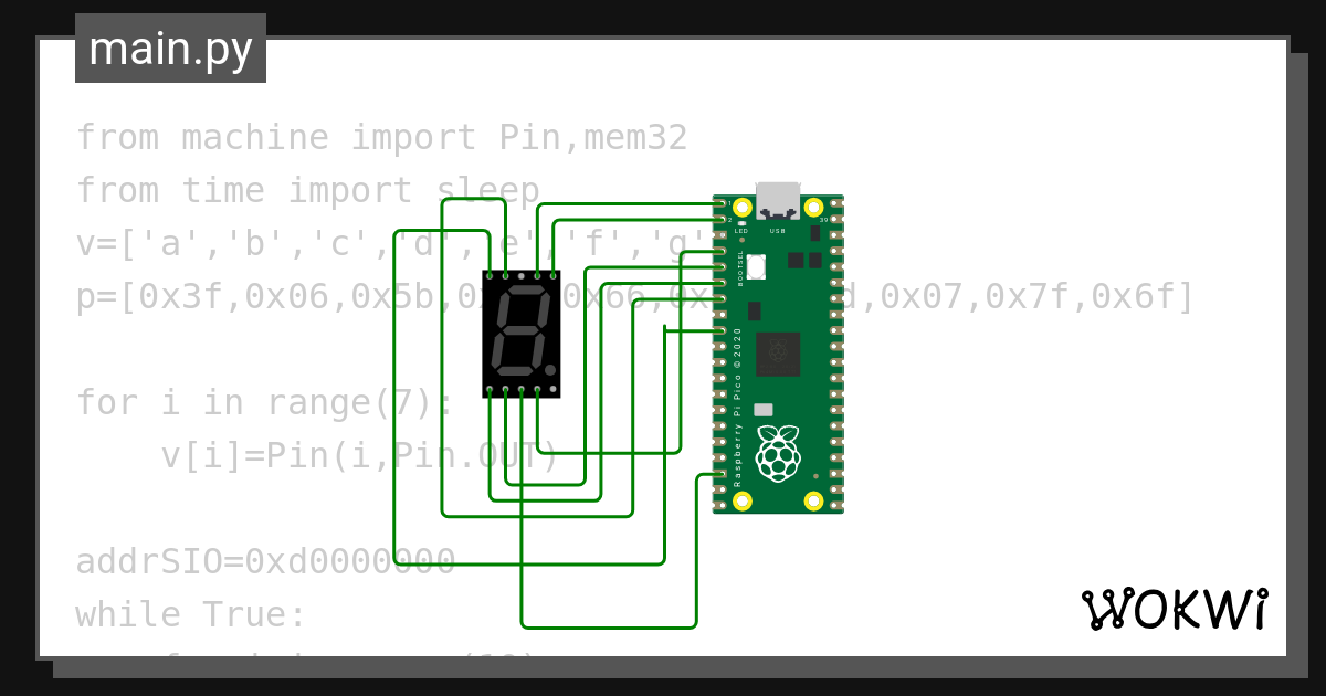 Continous Display Wokwi Esp32 Stm32 Arduino Simulator