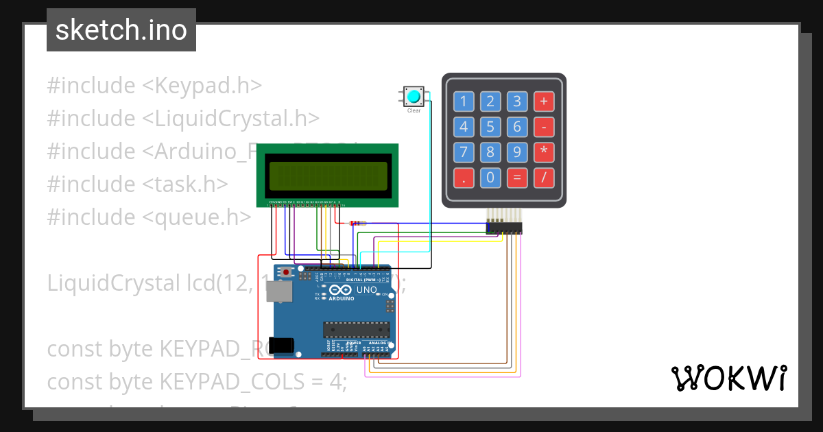 ITCE331_Project (FreeRTOS Calculator) - Wokwi ESP32, STM32, Arduino ...