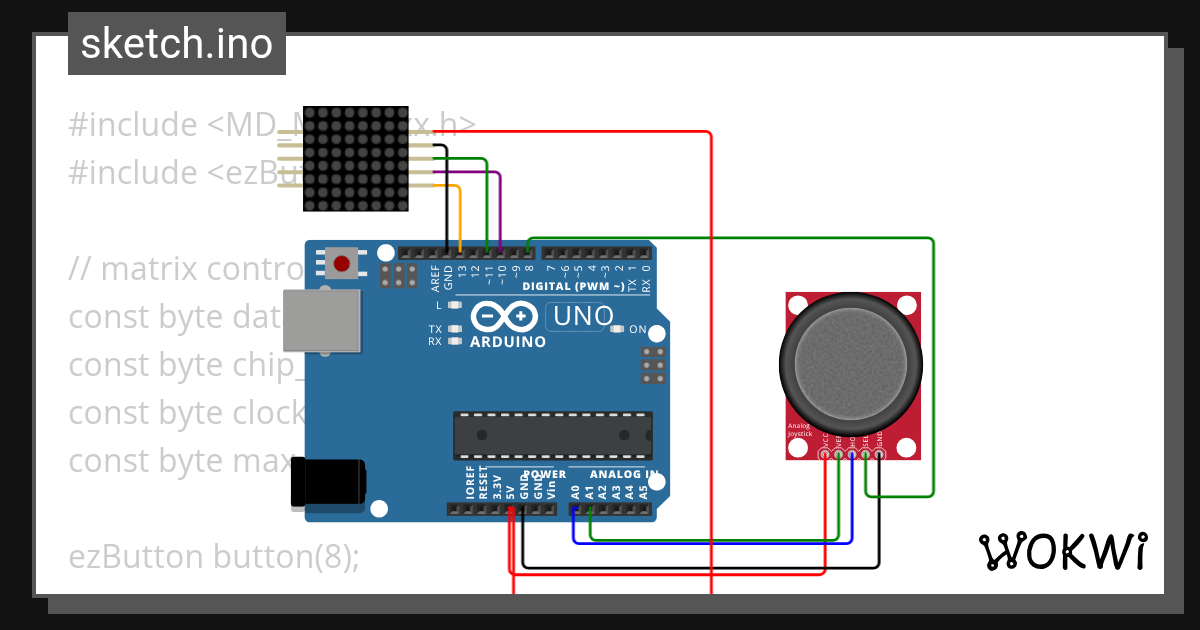C-271 Snake Game - Wokwi ESP32, STM32, Arduino Simulator
