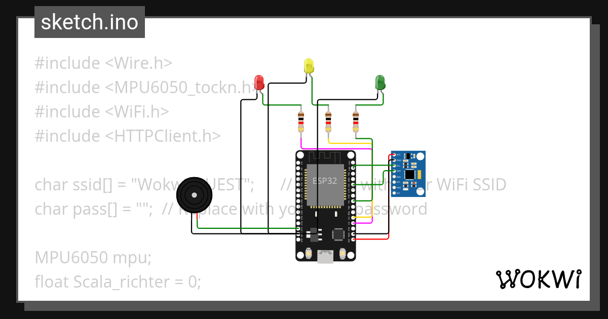 SISTEM PERINGATAN DINI GEMPA_RIFFAH SAFRIANI Copy (2) - Wokwi ESP32, STM32, Arduino Simulator