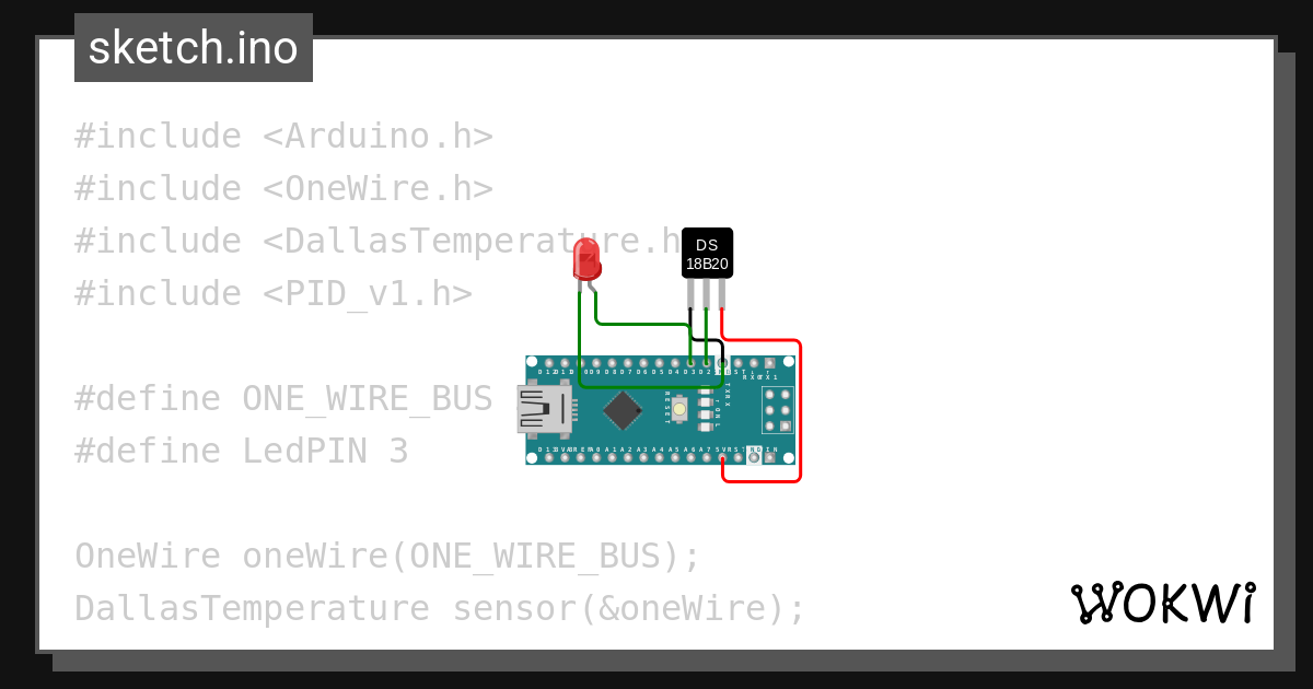 Dallas Temperatur Pid Br3ttb Adaptivetunings Wokwi Esp32 Stm32 Arduino Simulator