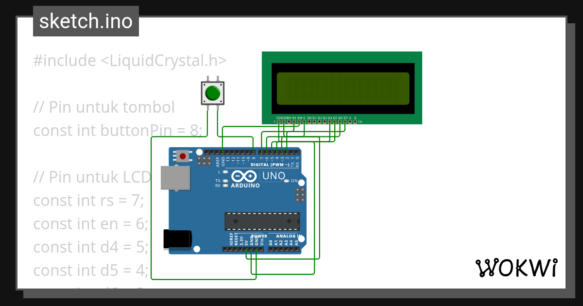 Drip With Button Wokwi Esp32 Stm32 Arduino Simulator 1531