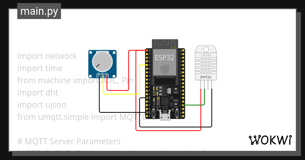 MicroPython MQTT Weather Logger (ESP32) Copy (3) - Wokwi ESP32, STM32, Arduino Simulator