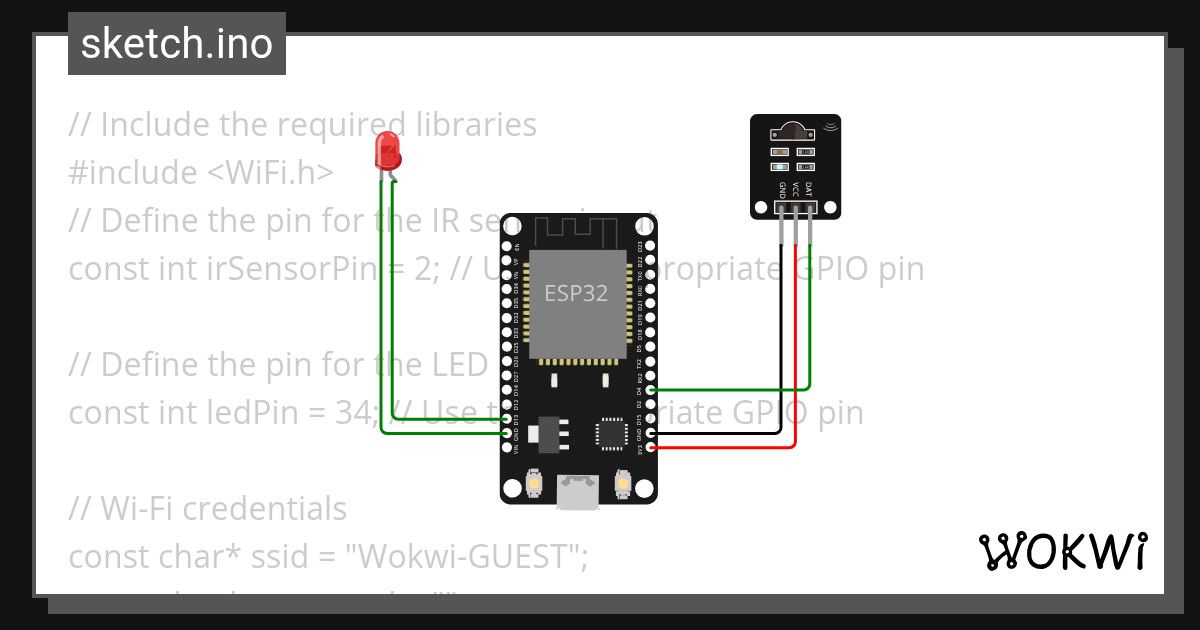 ir - Wokwi ESP32, STM32, Arduino Simulator
