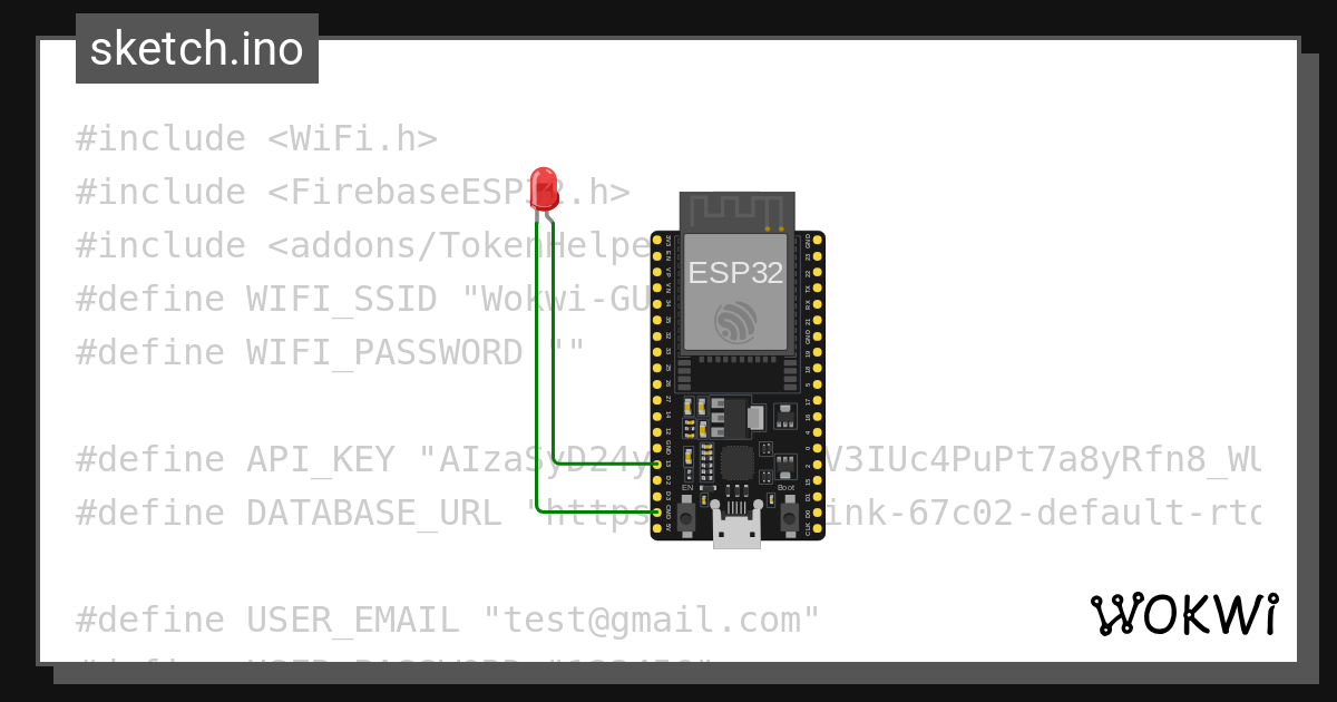 Ledblink With Firebase Copy Wokwi Esp32 Stm32 Arduino Simulator