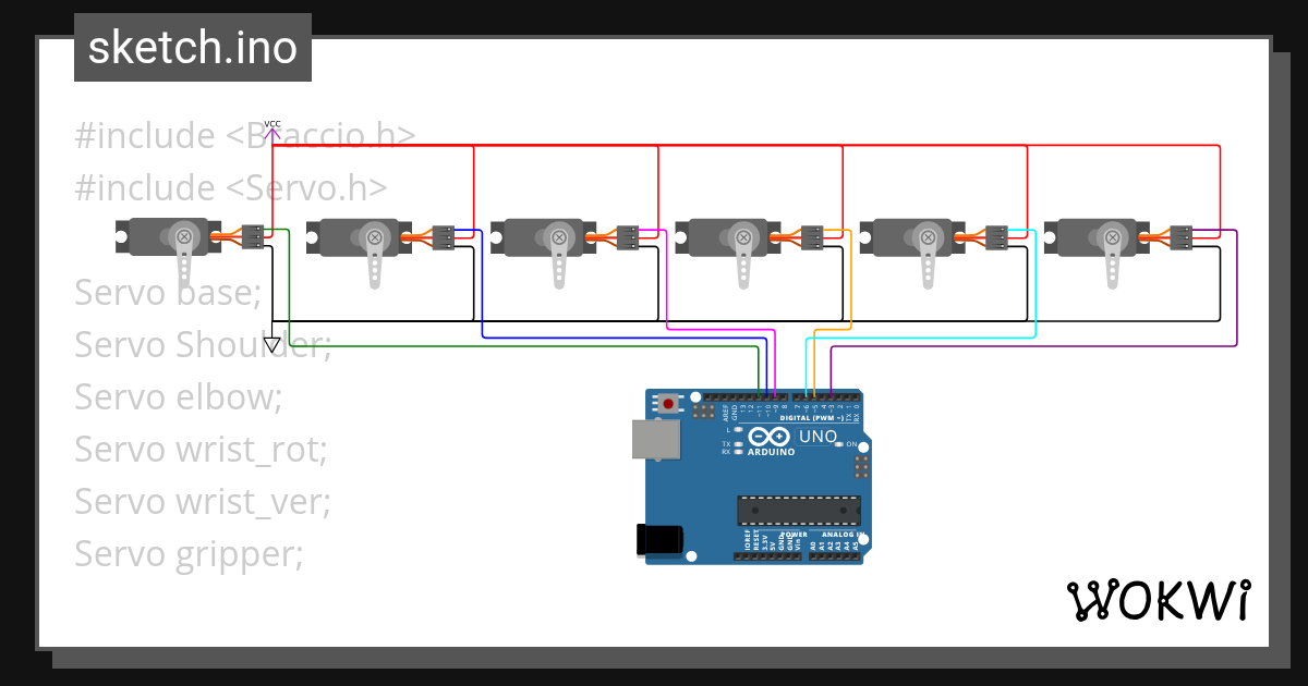 Braccio_Servo Copy (2) - Wokwi ESP32, STM32, Arduino Simulator Braccio_Servo Copy (2) - Wokwi ESP32, STM32, Arduino Simulator