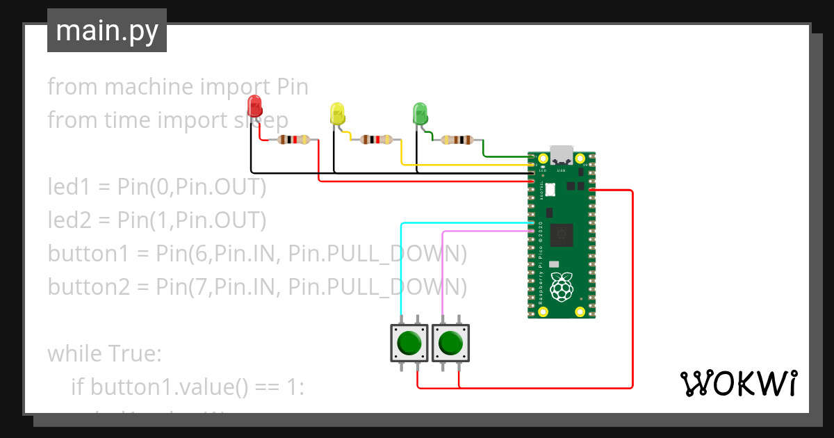 Picobutton Wokwi Esp32 Stm32 Arduino Simulator