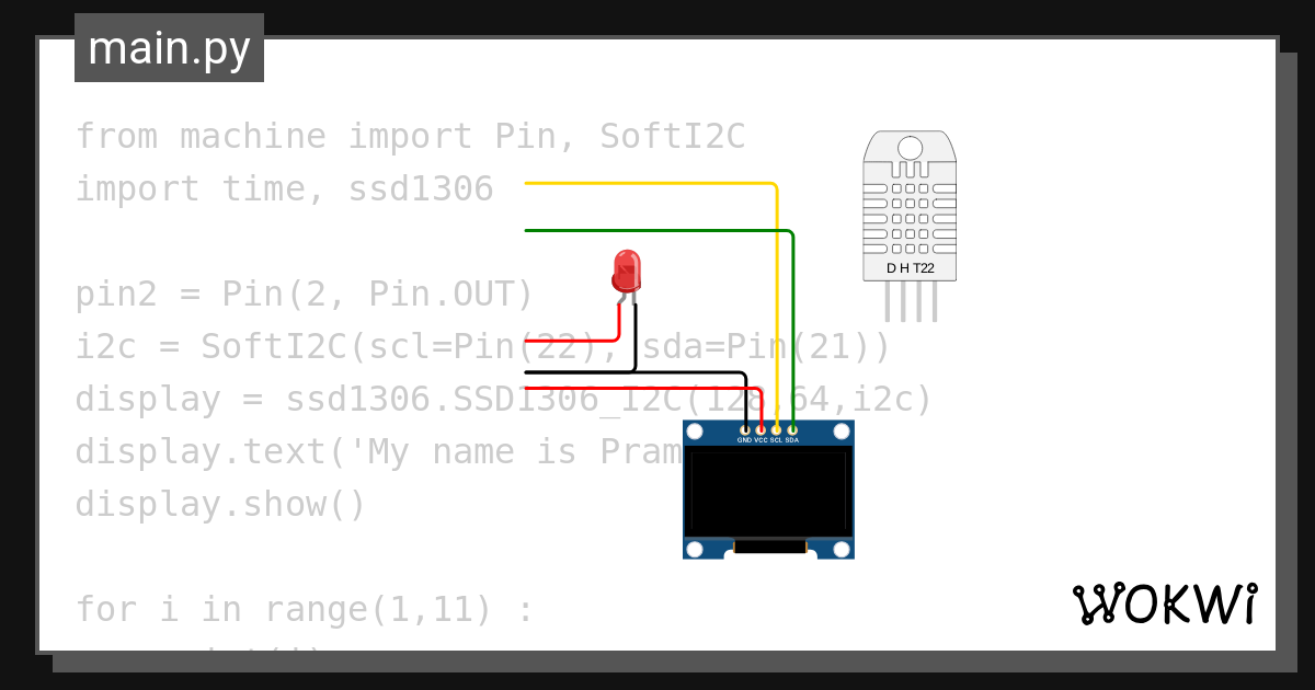 Ex02dht22oled Wokwi Esp32 Stm32 Arduino Simulator 2316