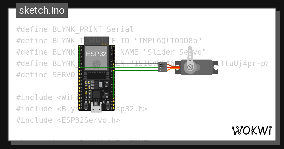 Blnyk Slider Servo Wokwi Esp32 Stm32 Arduino Simulator