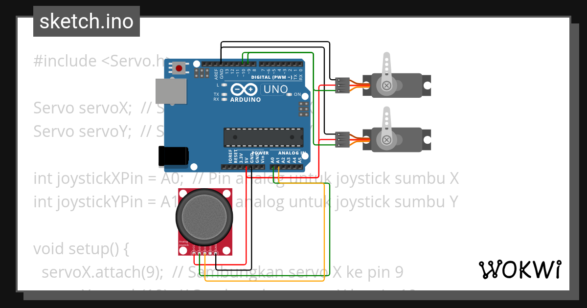 Servo And Analog Wokwi Esp32 Stm32 Arduino Simulator 4857