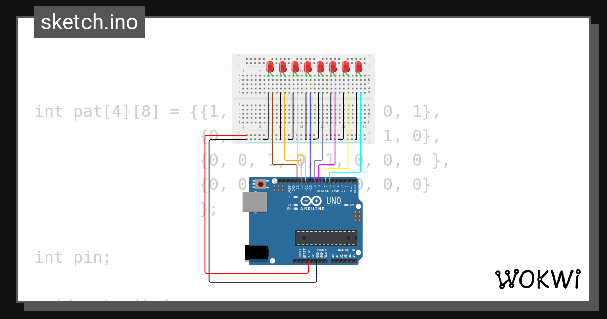 Prj20 Array2d Wokwi Esp32 Stm32 Arduino Simulator 