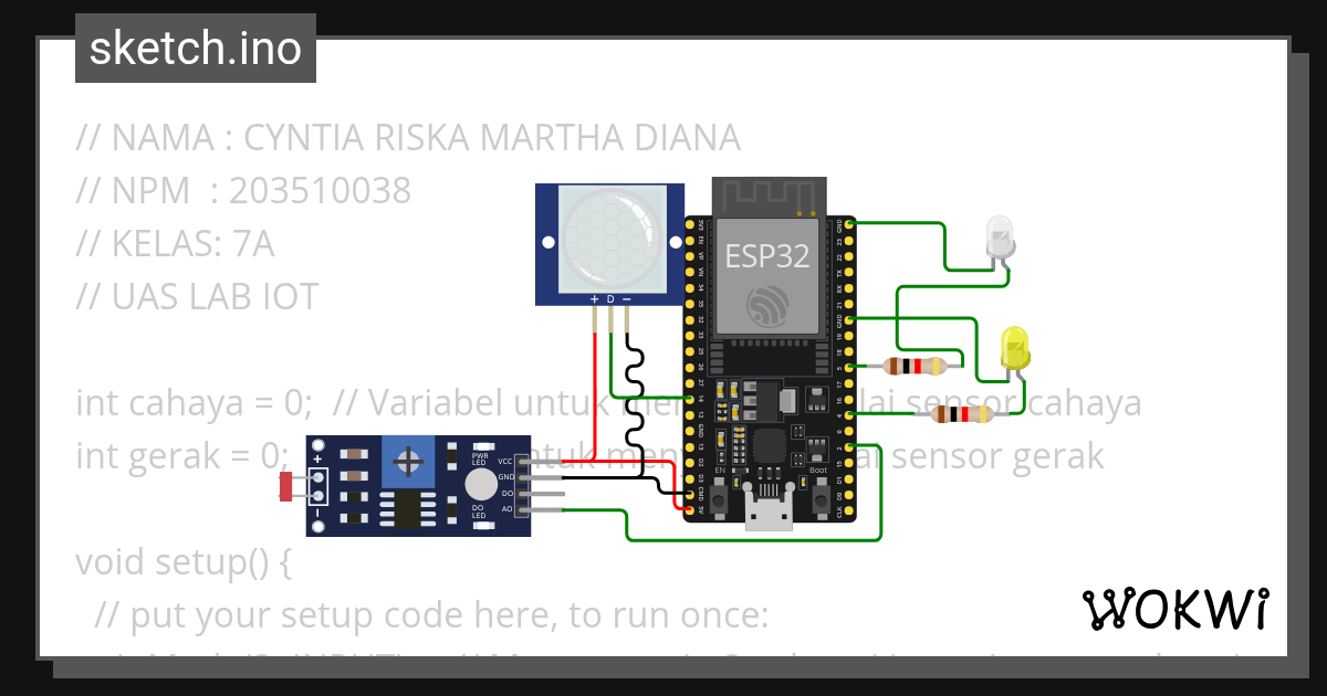 Wokwi - Online ESP32, STM32, Arduino Simulator