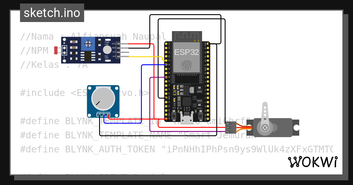 Projekakhiriotalfiansyahnaupal2035101357a Wokwi Esp32 Stm32 Arduino Simulator