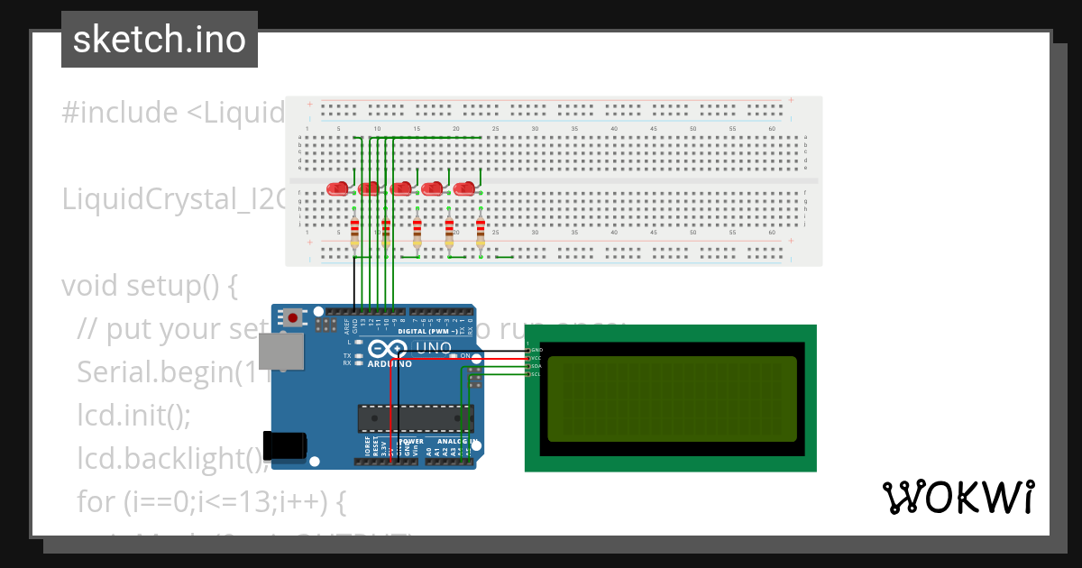 Circular LED - Wokwi ESP32, STM32, Arduino Simulator