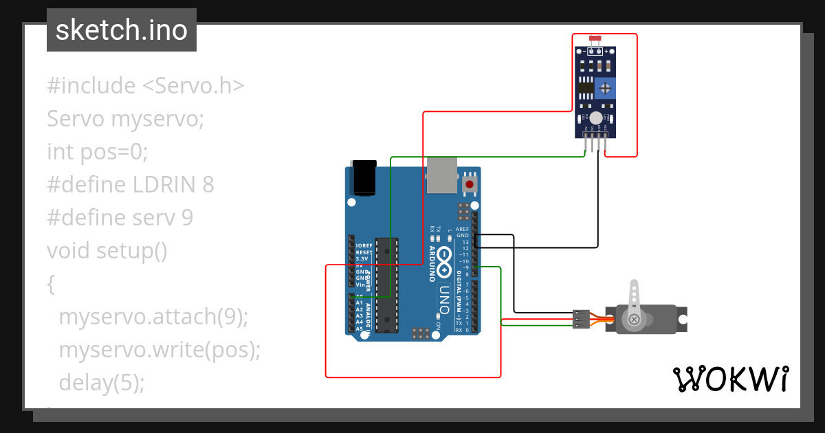 电子创客 光敏 Wokwi Esp32 Stm32 Arduino Simulator 8067