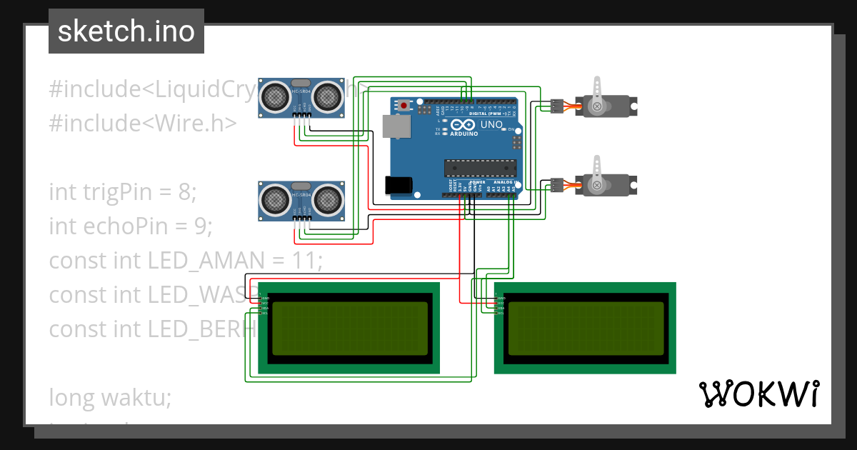 uas - Wokwi ESP32, STM32, Arduino Simulator