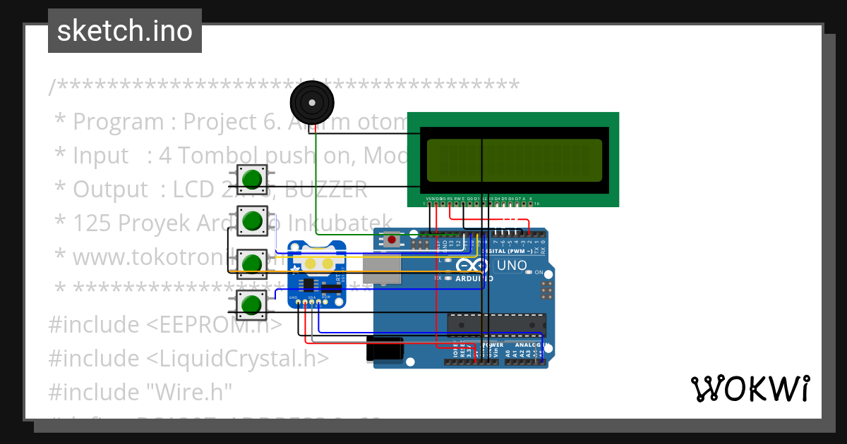 Alram Arduino - Wokwi ESP32, STM32, Arduino Simulator
