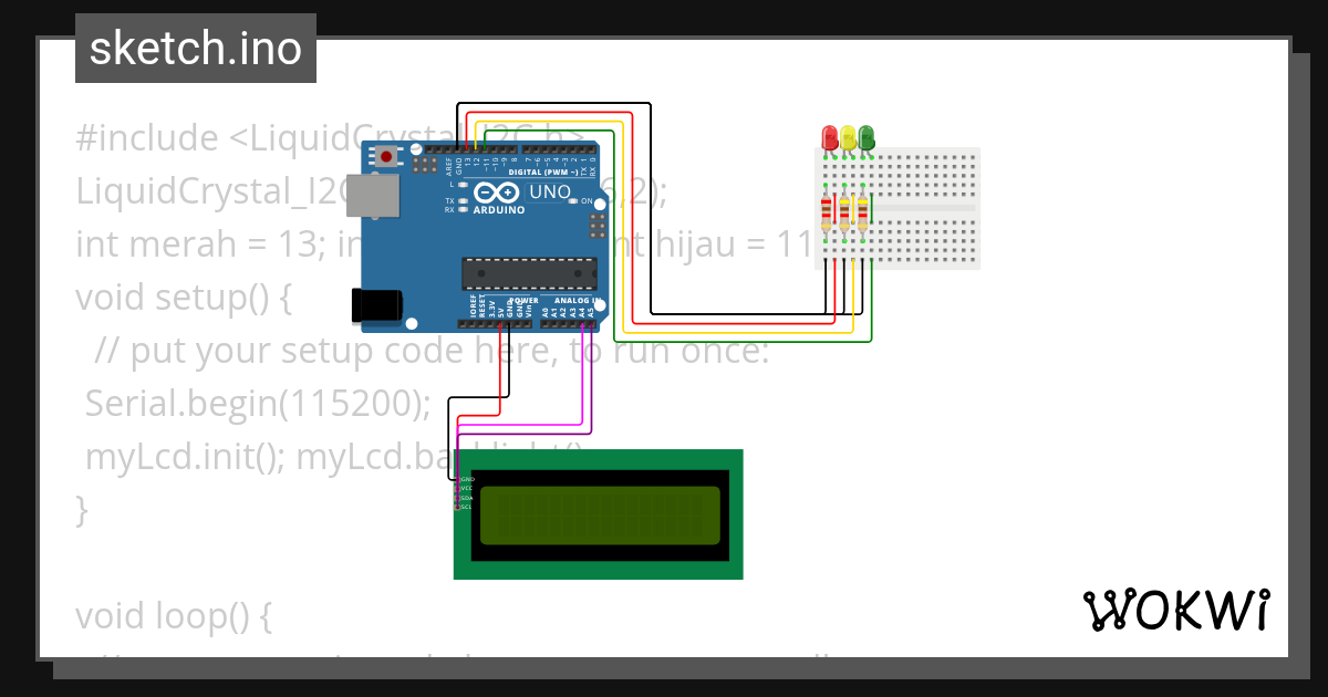 perkenalan awal - Wokwi ESP32, STM32, Arduino Simulator
