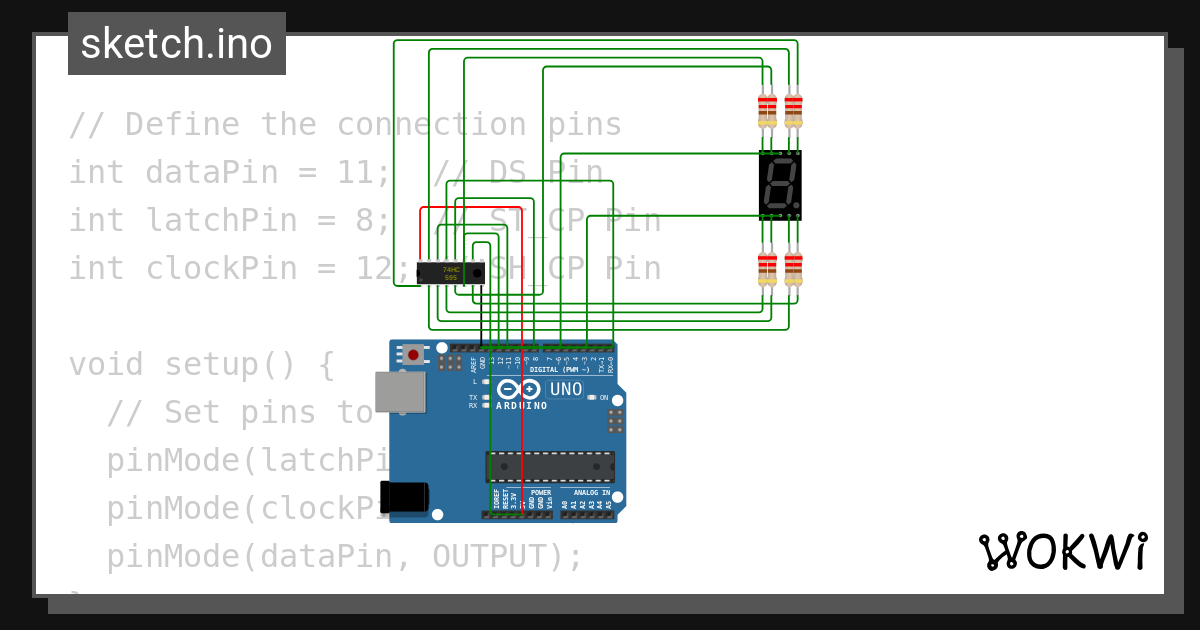 Super Basic Multiplex Example Wokwi Esp32 Stm32 Arduino Simulator 1812