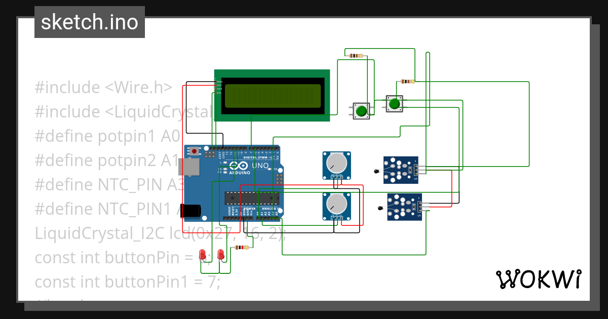 volume power ranger - Wokwi ESP32, STM32, Arduino Simulator