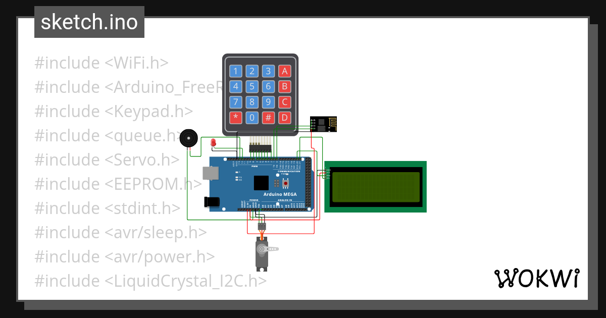 MEGA - Wokwi ESP32, STM32, Arduino Simulator