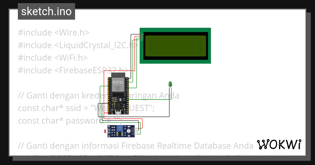 Automatic Lamp Copy - Wokwi ESP32, STM32, Arduino Simulator