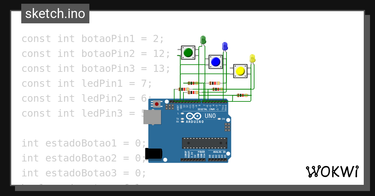 Testes Wokwi Esp32 Stm32 Arduino Simulator
