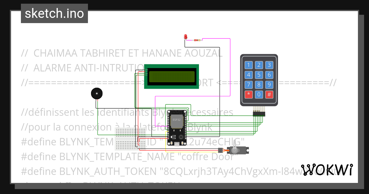 System Anti Intrusion Copy112 Wokwi Esp32 Stm32 Arduino Simulator 4553