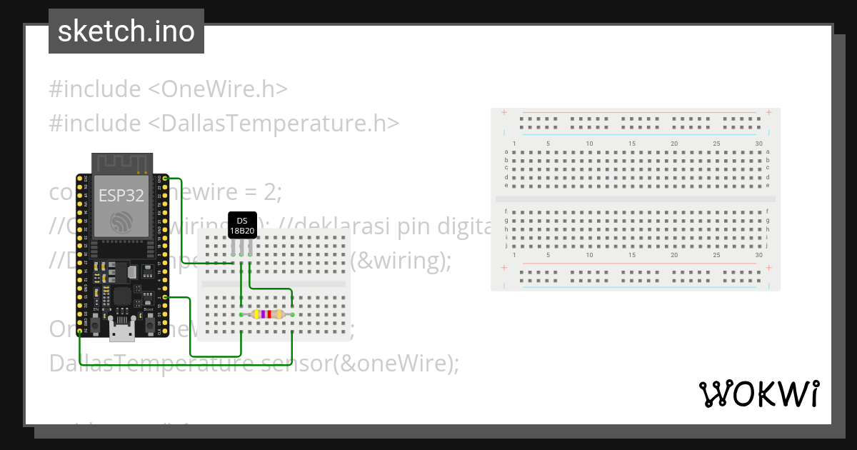 esp 32with ds - Wokwi ESP32, STM32, Arduino Simulator