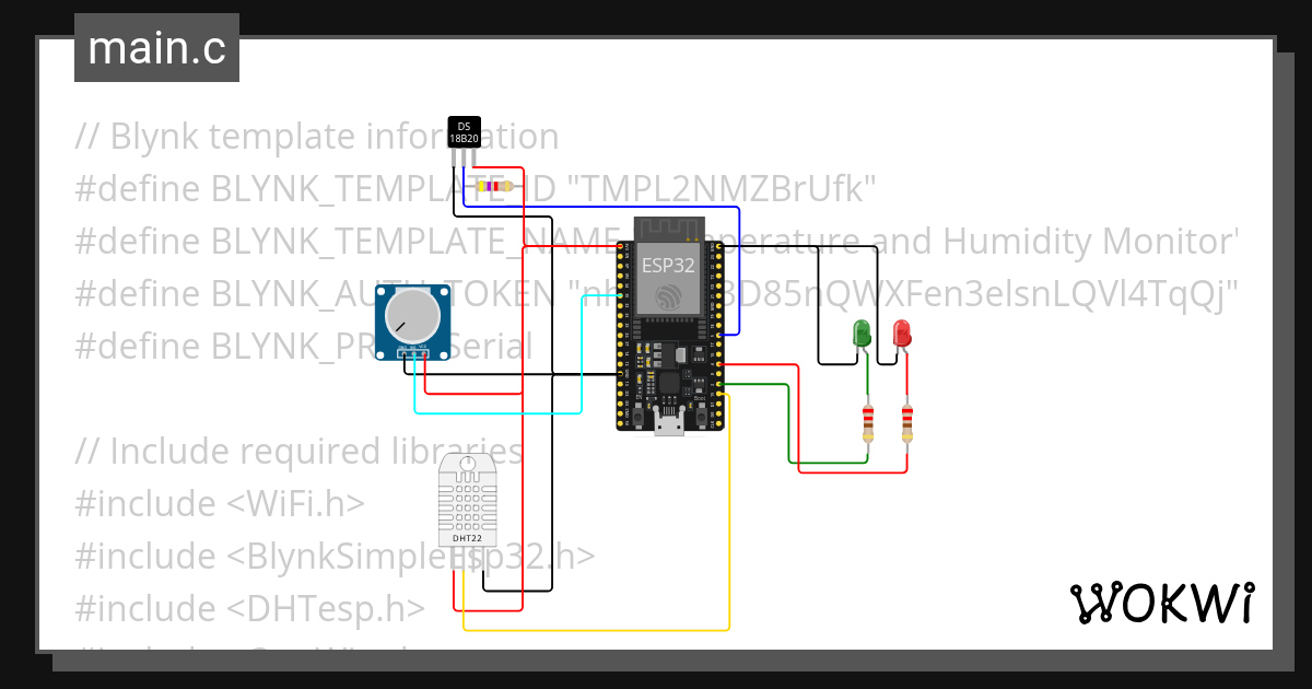 Heath monitoring system (BLYNK) Copy (2) - Wokwi ESP32, STM32, Arduino Simulator