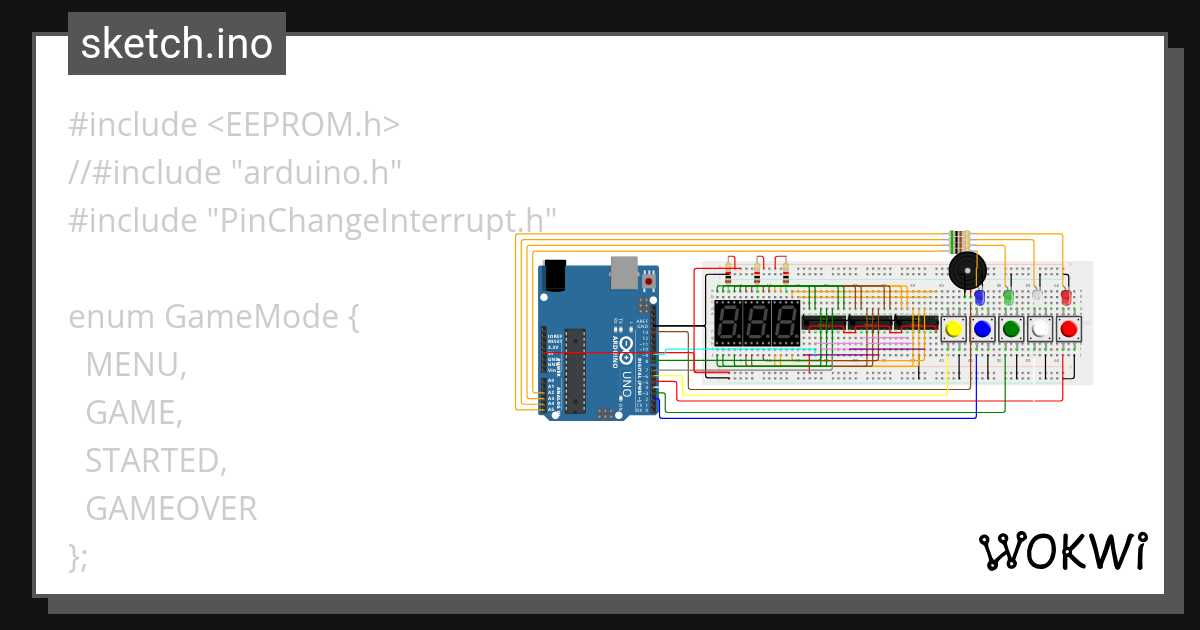 3 display multiplex, alternating score and highscore (FINAL) Copy - Wokwi ESP32, STM32, Arduino ...