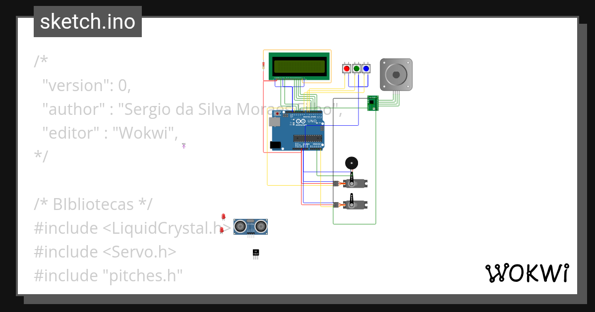 Projeto01 - Wokwi ESP32, STM32, Arduino Simulator
