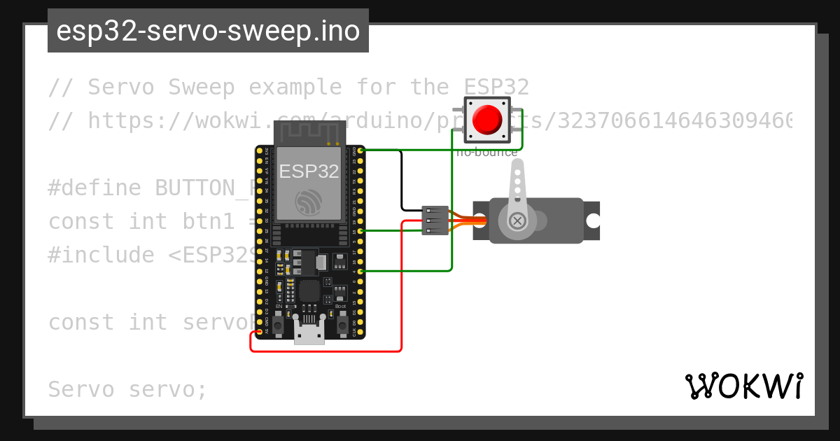 Servo Punya Wokwi Esp32 Stm32 Arduino Simulator
