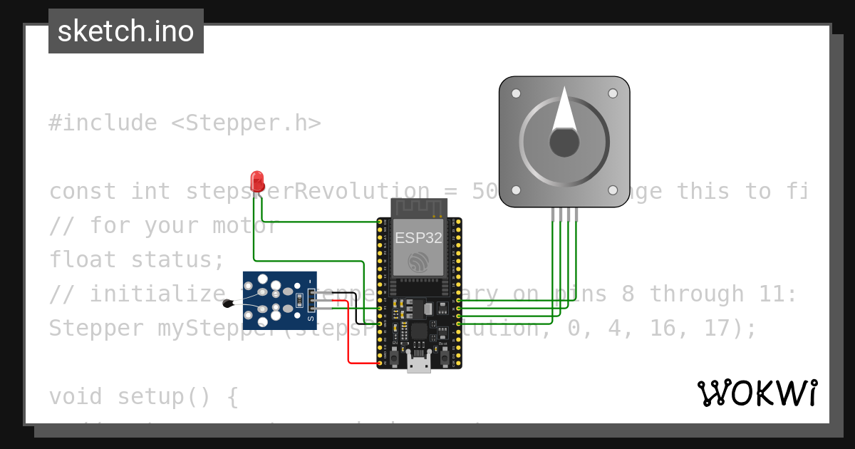 Motor Temperature Wokwi Esp32 Stm32 Arduino Simulator 0036
