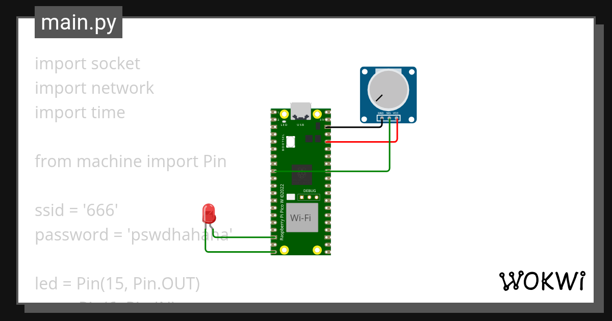 Pi Pico W - EMJ47703 Ivan Lab 2 Exp 1 - Wokwi ESP32, STM32, Arduino Simulator