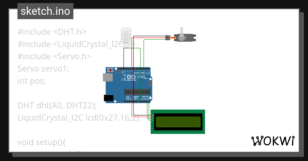 Servo I2C - Wokwi ESP32, STM32, Arduino Simulator