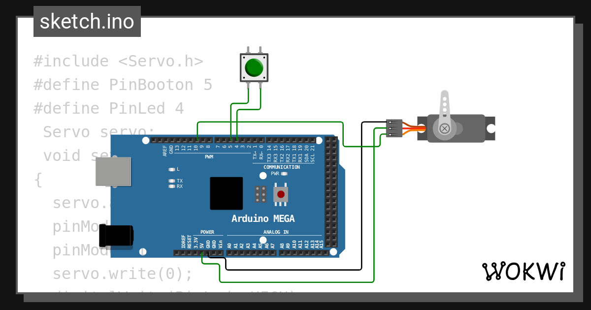 Servo1 Wokwi Esp32 Stm32 Arduino Simulator