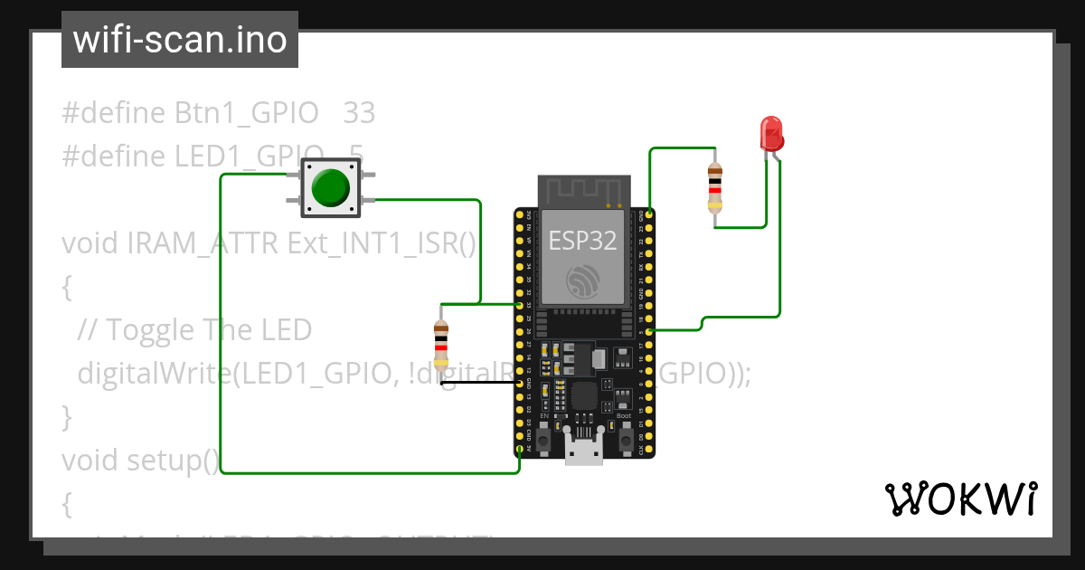 exp lab 1 - Wokwi ESP32, STM32, Arduino Simulator