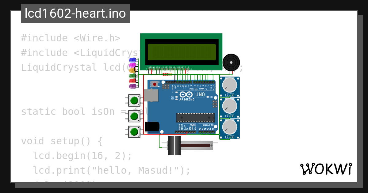 Lcd16x2a4o Wokwi Esp32 Stm32 Arduino Simulator 