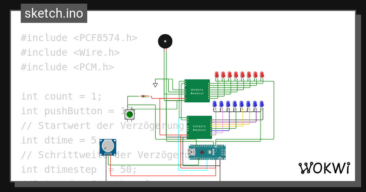 Glücksradschleife16bit Wokwi Esp32 Stm32 Arduino Simulator 5424