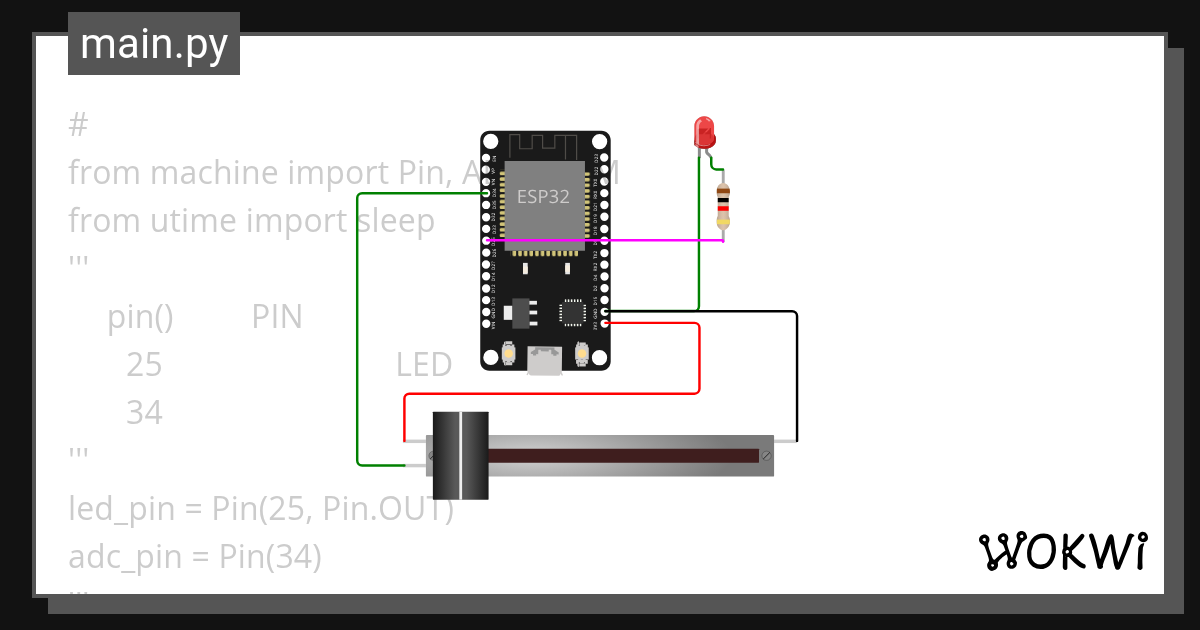 Micropython Task1 Wokwi Esp32 Stm32 Arduino Simulator