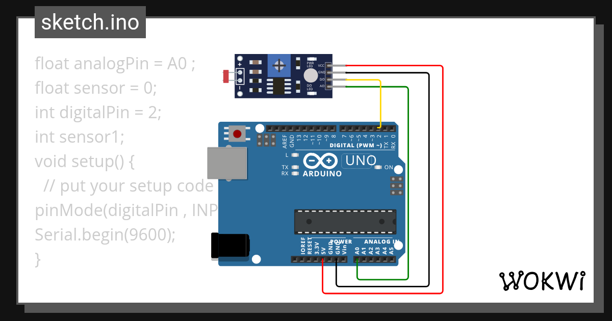 Ldrsensor - Wokwi ESP32, STM32, Arduino Simulator