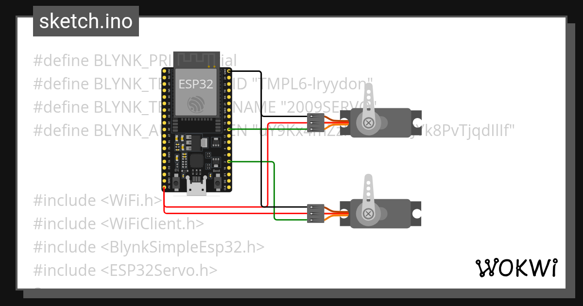 SERVO - Wokwi ESP32, STM32, Arduino Simulator