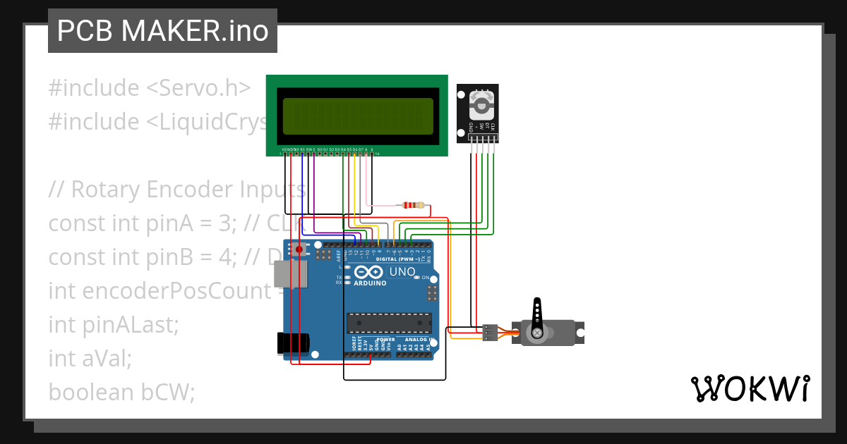 PCB MAKER.ino Copy - Wokwi ESP32, STM32, Arduino Simulator