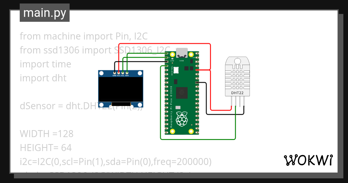 Temperature Wokwi Esp32 Stm32 Arduino Simulator 