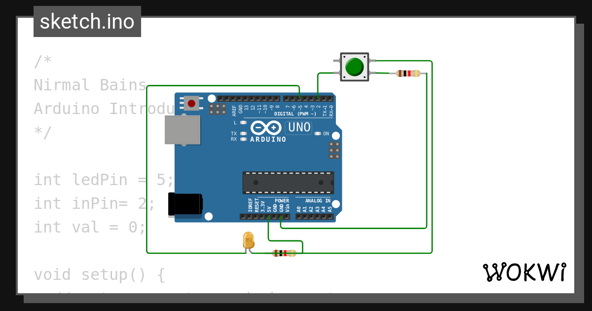 Arduino Intro Wokwi Esp32 Stm32 Arduino Simulator